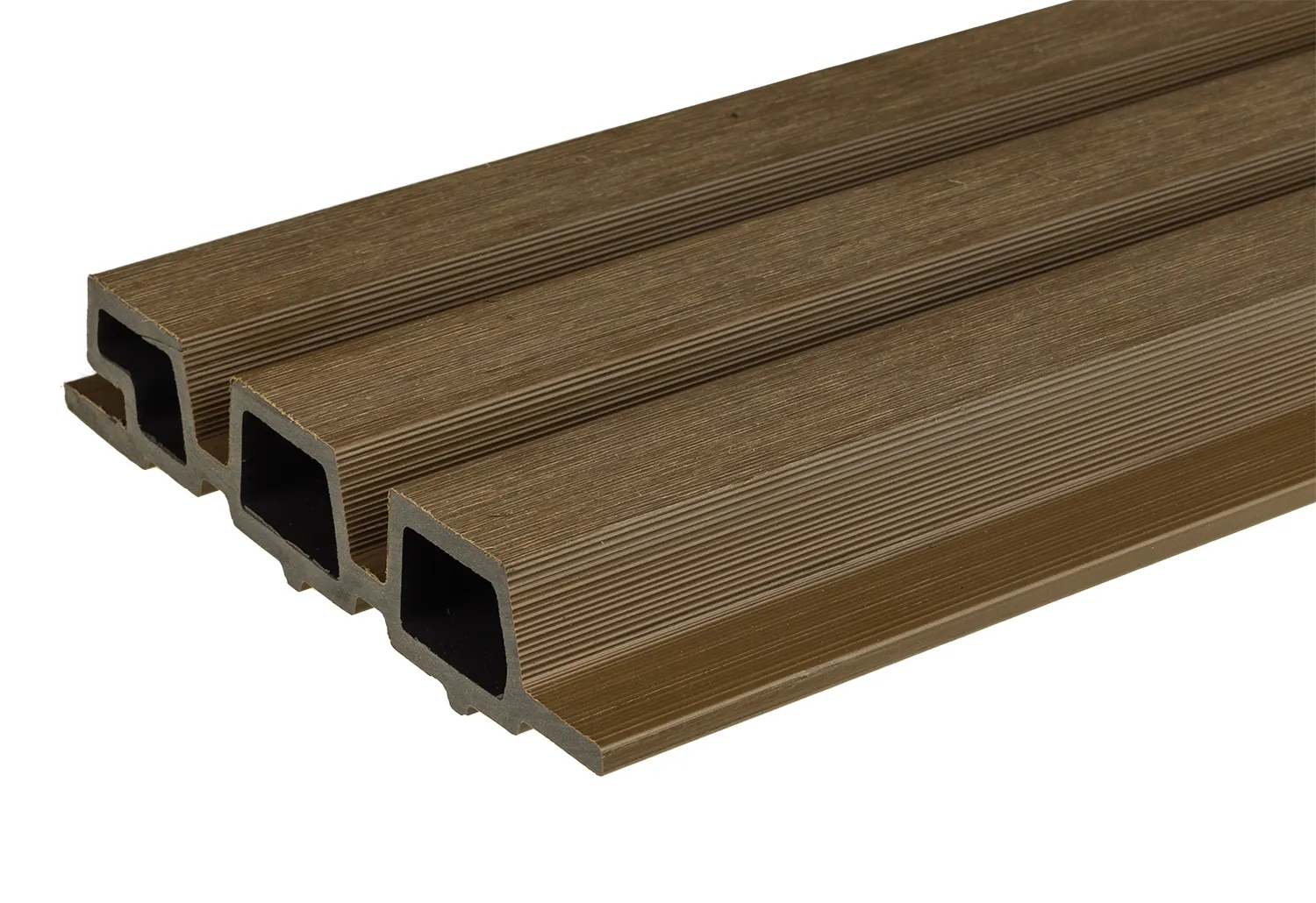 Triple rhombus houtcomposiet walnoot - HouthandelOnline.nl