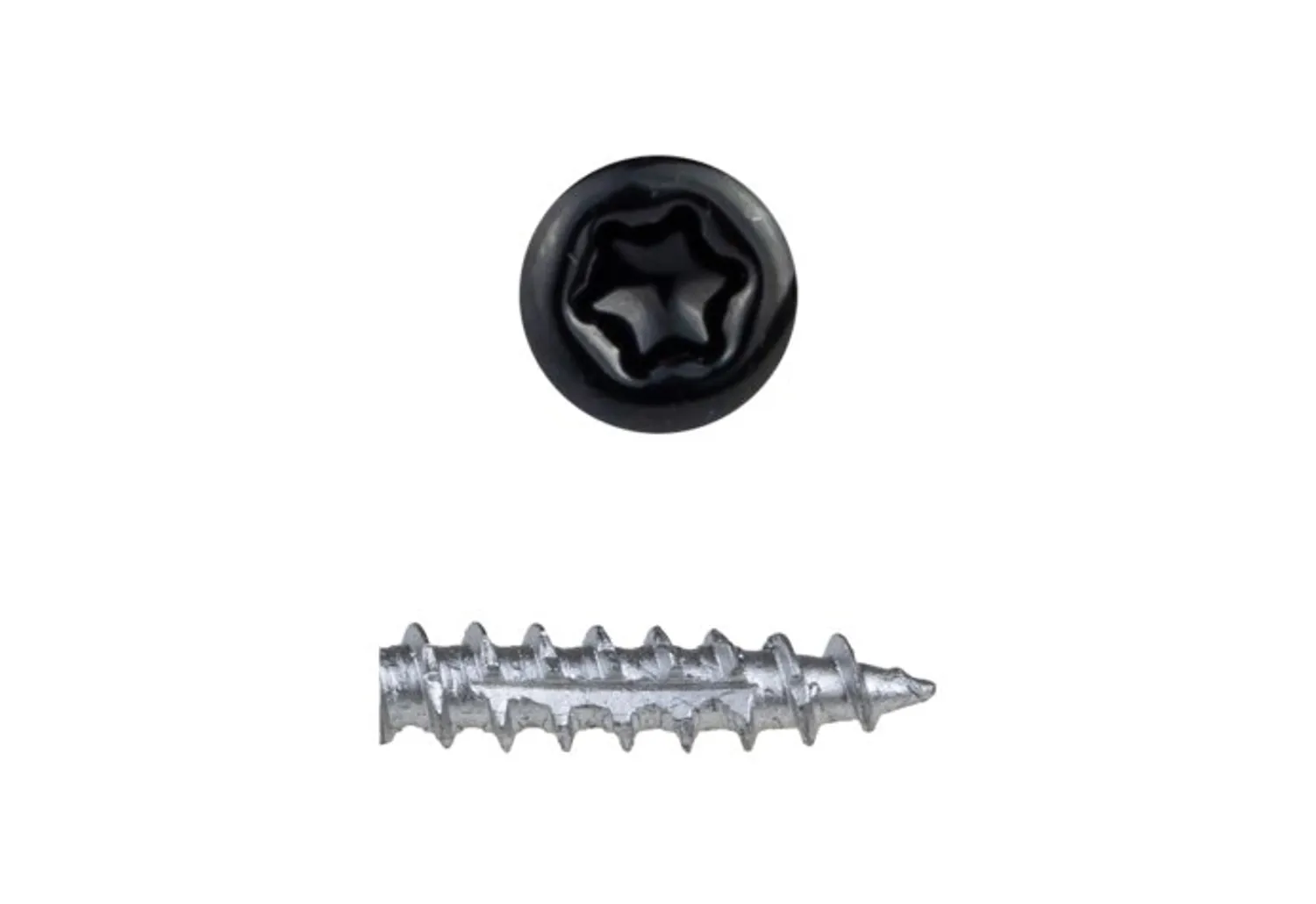 Schroef RVS 5x50mm Torx (SUS410) zwart - HouthandelOnline