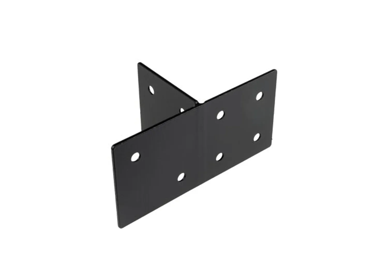 T-Hoek verbinding 85x173mm zwart - HouthandelOnline