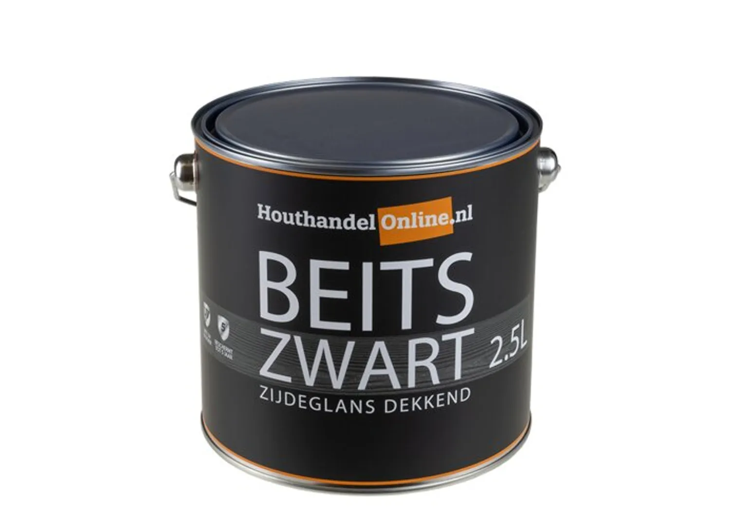 Buiten beits en impregneer 2,5L zwart - HouthandelOnline.nl