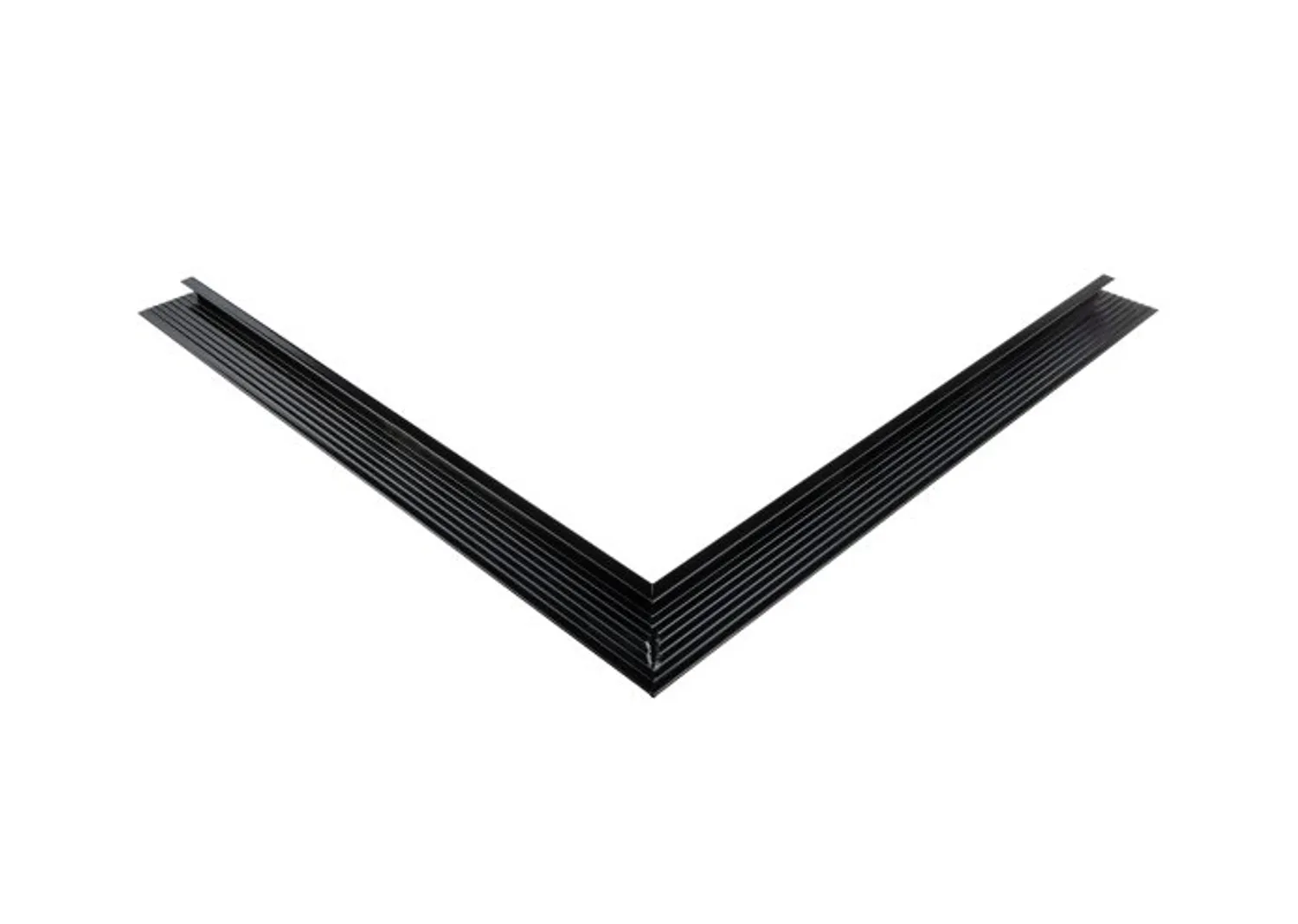 Daktrim aluminium binnenhoek 45x45 zwart - HouthandelOnline