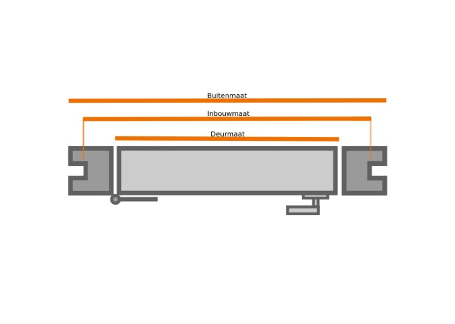 Dubbele deur Douglas 168x201 met glas - HouthandelOnline