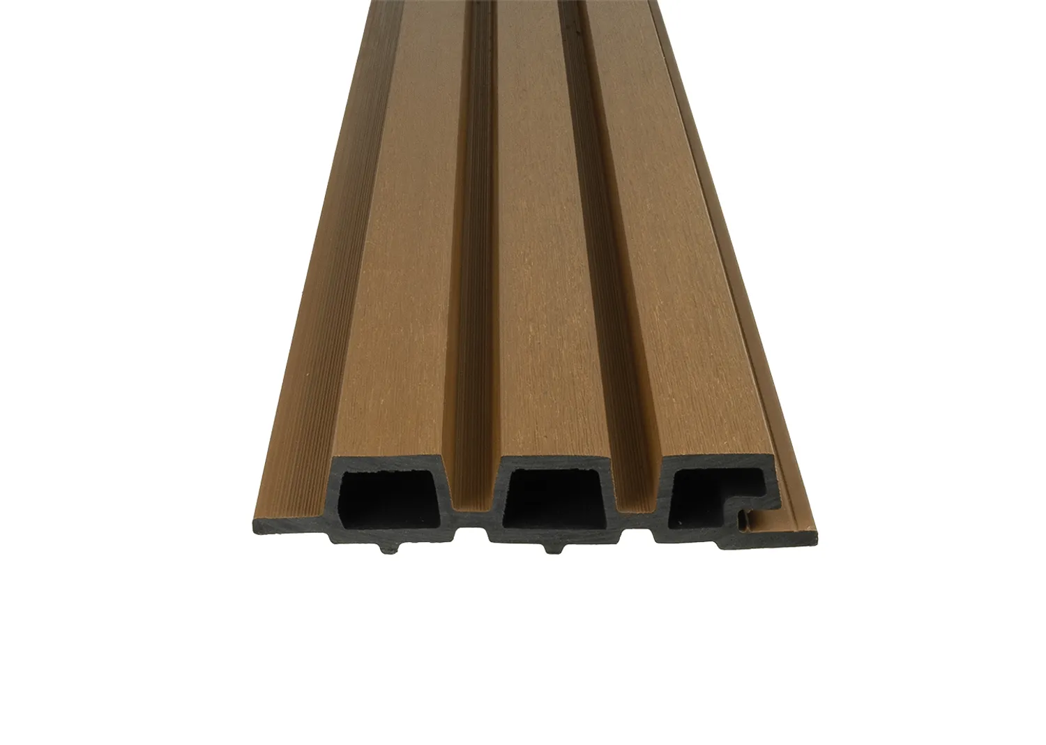 Triple rhombus houtcomposiet Teak - HouthandelOnline.nl