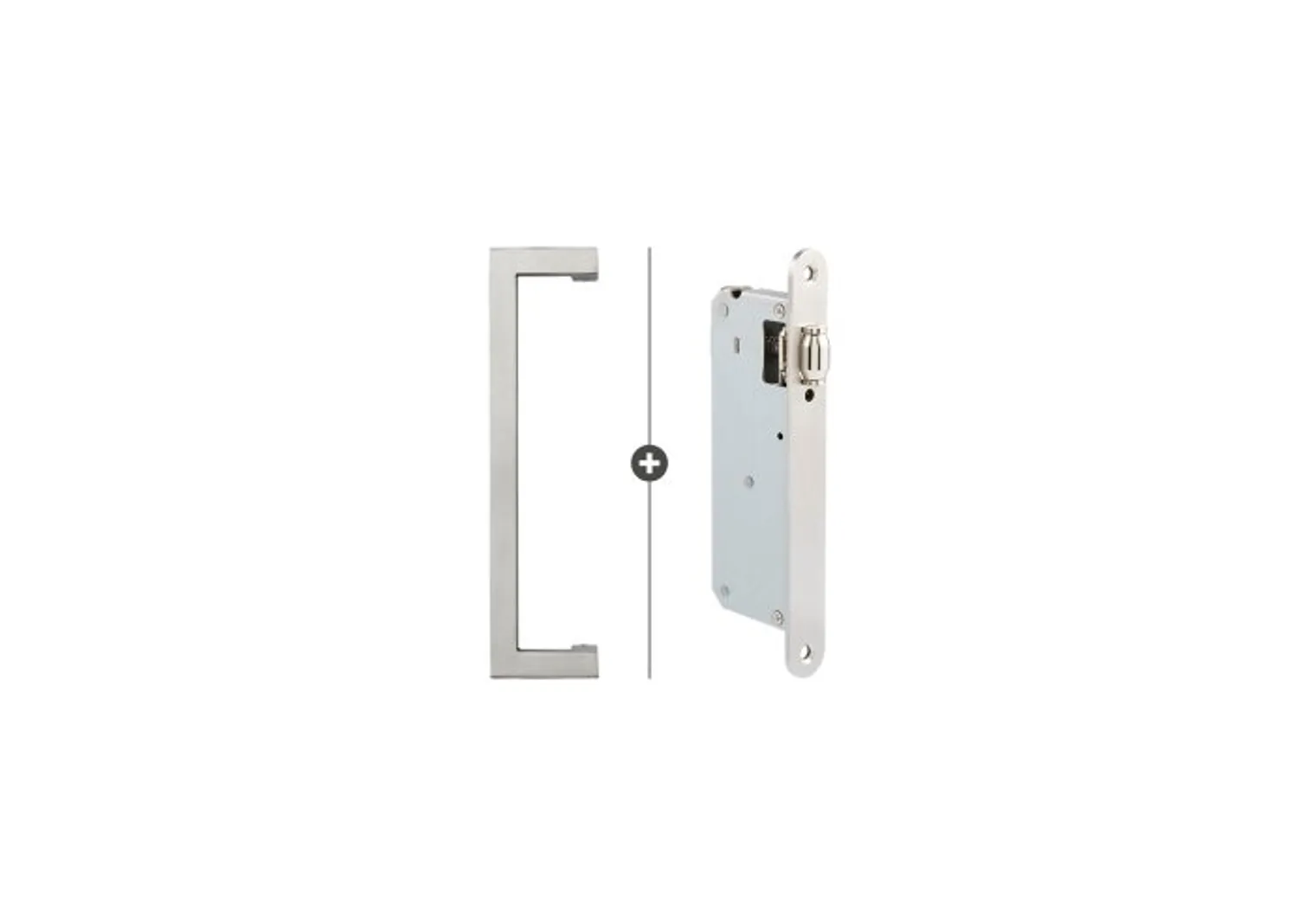 Rolslot pakket RVS deurgreep Biloxi - HouthandelOnline.nl