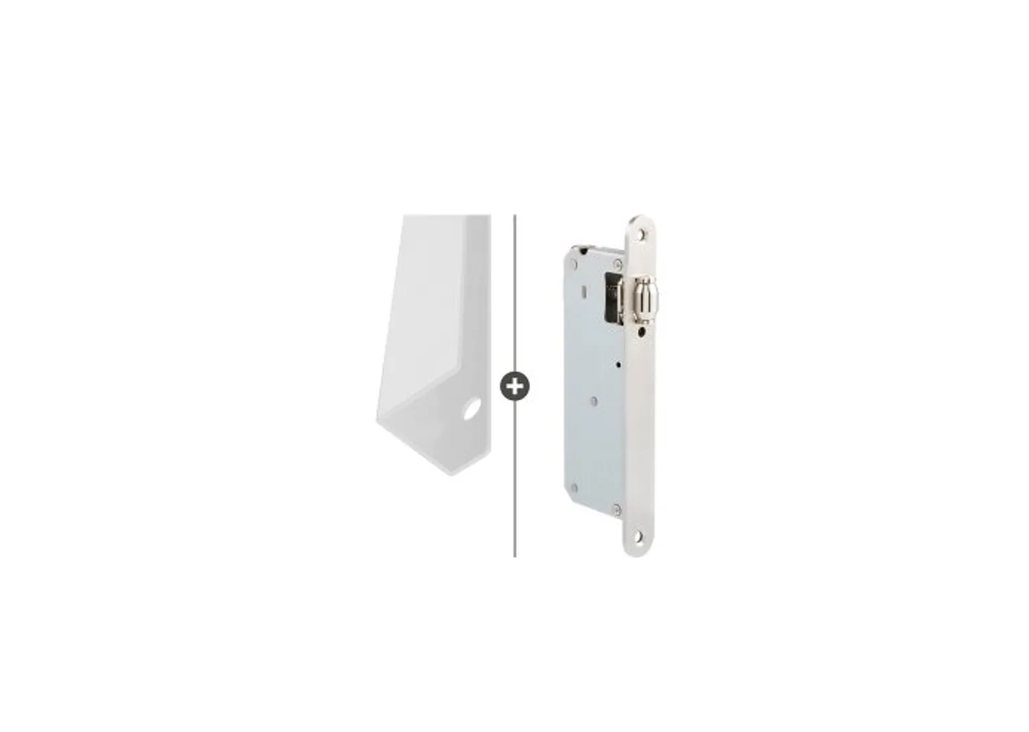 Rolslot pakket wit deurgreep Vernal 30 - HouthandelOnline.nl