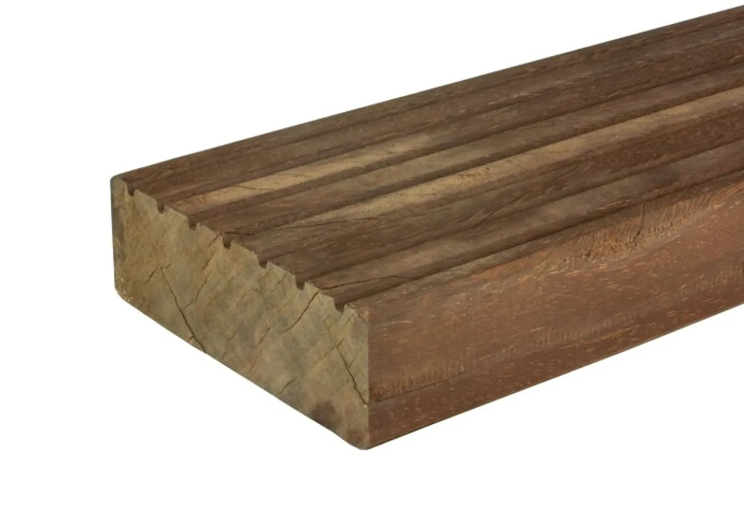 Vlonderplank Azobé 45x140mm 400cm - HouthandelOnline.nl