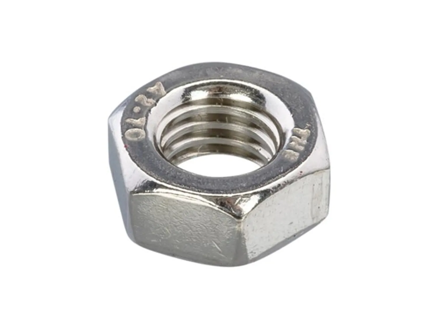 Zeskant moer RVS M10 per 100 stuks - HouthandelOnline.nl