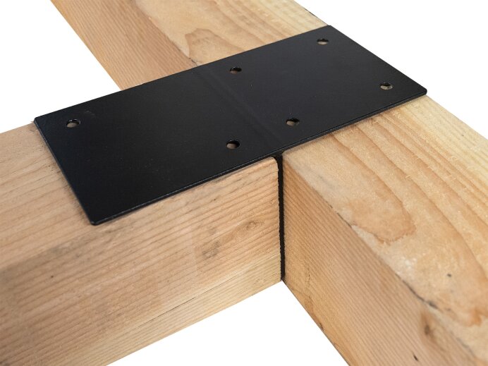 Zwarte paalverbinders kopen | Houthandelonline